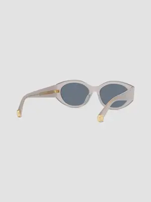 Stella McCartney Oval 54mm Acetate Sunglasses