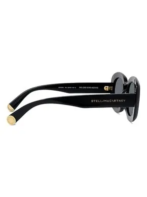 Stella McCartney Square Shiny 52mm Sunglasses