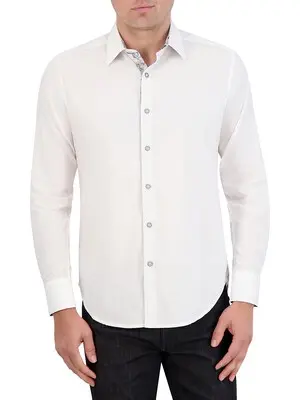 Robert Graham Wayfarer Button-front Shirt - White