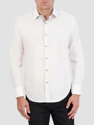 Robert Graham Wayfarer Button-front Shirt - White