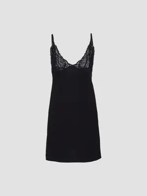 Natori Feathers Essentials Chemise Black