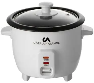 UBER APPLIANCE S 6 Cup Rapid Rice Cooker W/ Keep Warm Function