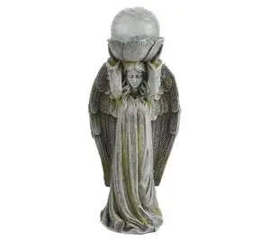 SANTA'S WORKSHOP 11.4' Solar Angel With Glass B All - One-color