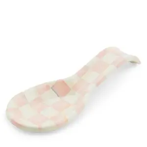 MACKENZIE-CHILDS Rosy Check Enamel Spoon Rest - Multi