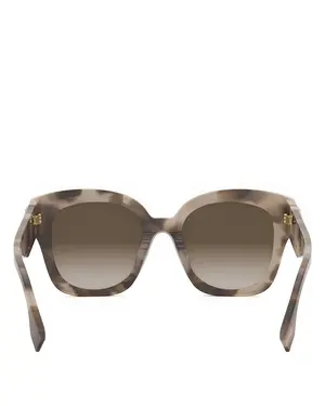 Fendi First Square Sunglasses - Havana/brown Grad
