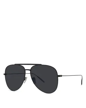 Givenchy Gvspeed Pilot Sunglasses 59mm Black/gray Solid