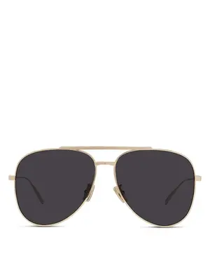 Givenchy Gvspeed Pilot Sunglasses 59mm - Gold/gray Solid
