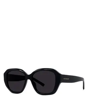 Givenchy Gv Day Round Sunglasses - Black/gray Solid