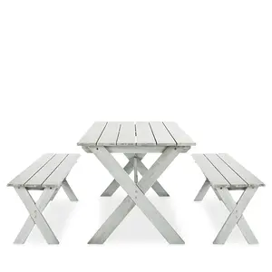 SAFAVIEH Marina 3-piece Outdoor Set - Gray Wash