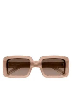 Saint Laurent Rectangular Sunglasses, 52mm