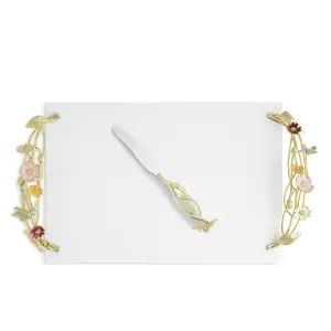Michael Aram Wildflowers Cheeseboard With Knife