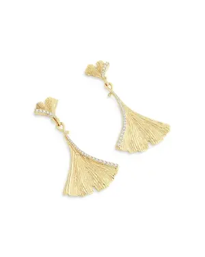 ANABEL ARAM Gingko Drop Earrings