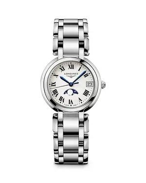 LONGINES Primaluna Watch - White/silver