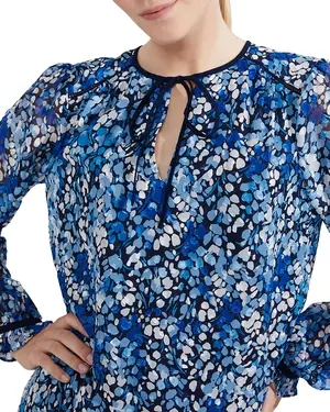 HOBBS LONDON Sasha Tie Neck Top
