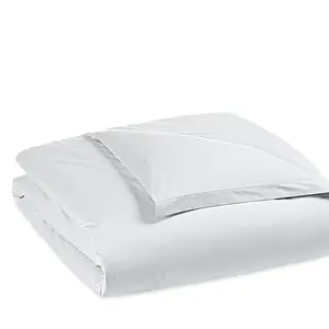 HUDSON PARK COLLECTION Egyptian Percale Duvet Cover, Full/queen - Exclusive Silver
