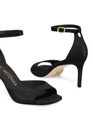 STUART WEITZMAN Nudistia 75 Sandals - Black