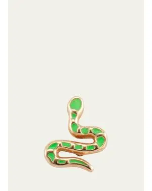 Alison Lou 14k Yellow Snake Stud Earring - Gold