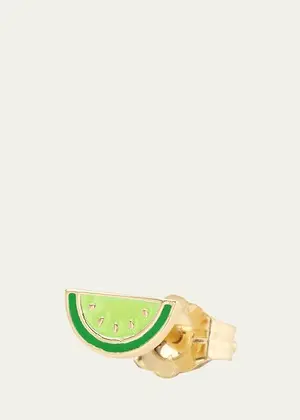 Alison Lou 14k Yellow Gold Citrus Stud Earring