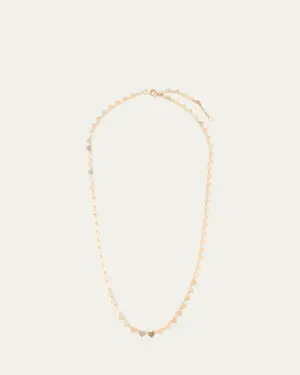 Lana Jewelry 14k Heart Chain Necklace - Gold