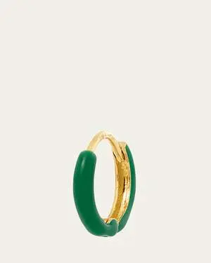 Alison Lou 14k Yellow Mini Huggie Earring - Vert