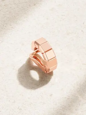 Chopard Ice Cube 18-karat Rose Single Clip Earring - Gold