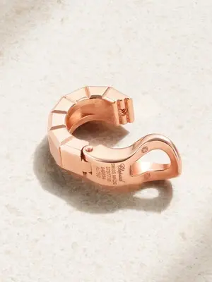 Chopard Ice Cube 18-karat Rose Single Clip Earring