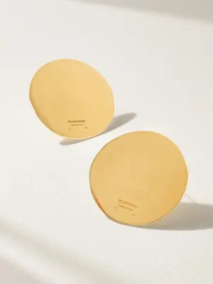 JIL SANDER Vermeil Disc Earrings