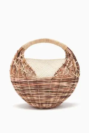Ulla Johnson Seashell Wicker Bag