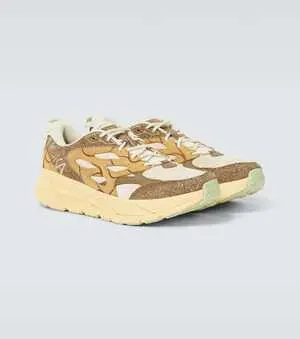 Hoka One One Clifton L Suede Sneakers - Beige