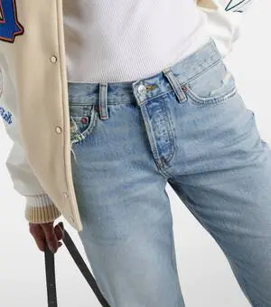 RE/DONE Easy Mid-rise Straight Jeans