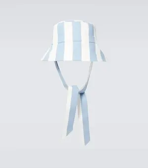 King & Tuckfield Striped Bucket Hat