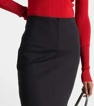 Jacquemus La Jupe Escala Knitted Maxi Skirt