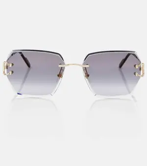 CARTIER Signature C De Sunglasses - Gold