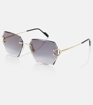 Cartier Signature C De Sunglasses - Gold