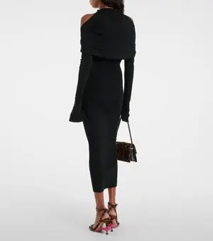 Jacquemus La Robe Doble Wool-blend Midi Dress