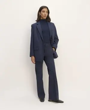 Everlane Bi-stretch Flare Pant - Navy