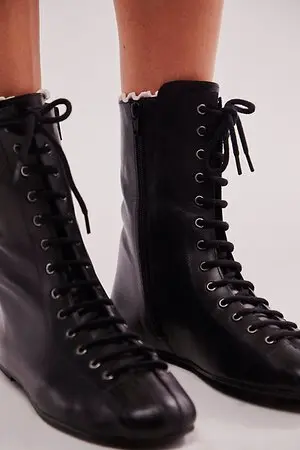 Free People Boxing Day Lace-up Boots