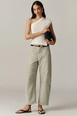 Citizens Of Humanity Marcelle Cargo Barrel Pants - Matcha
