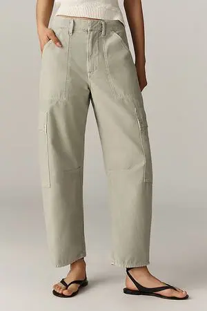 Citizens Of Humanity Marcelle Cargo Barrel Pants - Matcha