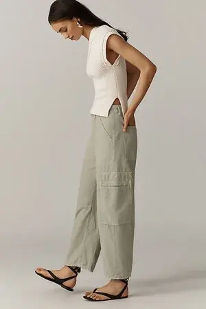 Citizens Of Humanity Marcelle Cargo Barrel Pants - Matcha