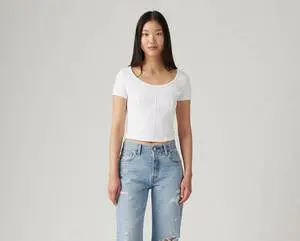 LEVI'S Mars Corset T-shirt - White