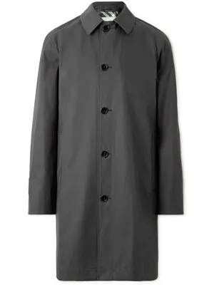 Burberry Oversized Cotton-gabardine Car Coat