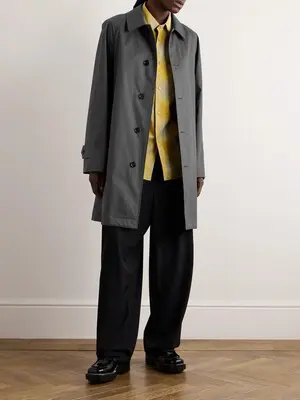 Burberry Oversized Cotton-gabardine Car Coat
