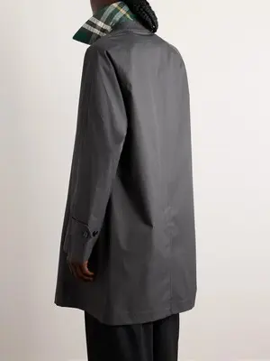 Burberry Oversized Cotton-gabardine Car Coat