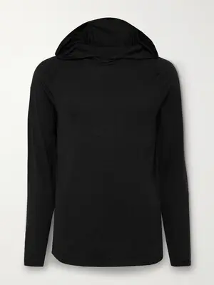 Lululemon License To Train Stretch Recycled-jersey Hoodie