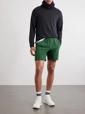 Lululemon License To Train Stretch Recycled-jersey Hoodie