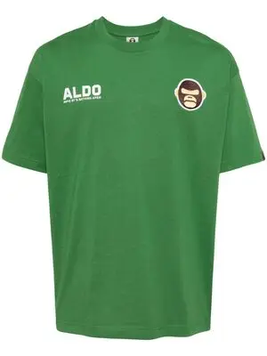 AAPE BY *A BATHING APE Ape Head Logo-appliqué T-shirt
