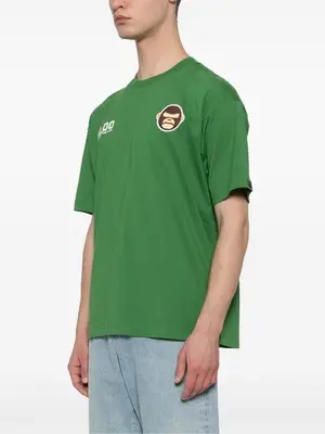 AAPE BY *A BATHING APE Ape Head Logo-appliqué T-shirt