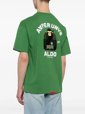 AAPE BY *A BATHING APE Ape Head Logo-appliqué T-shirt