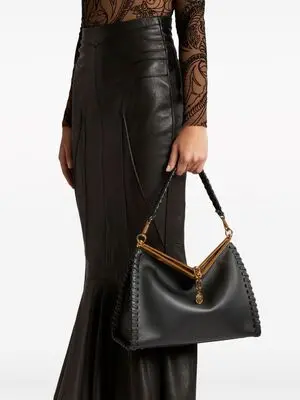 Etro Vela Leather Shoulder Bag